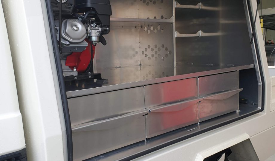 Custom built aluminium ute service bodies - Land Pirates, Whangarei NZ