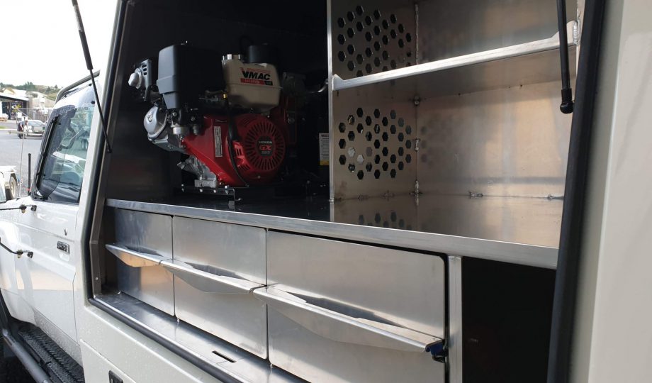 Custom built aluminium ute service bodies - Land Pirates, Whangarei NZ