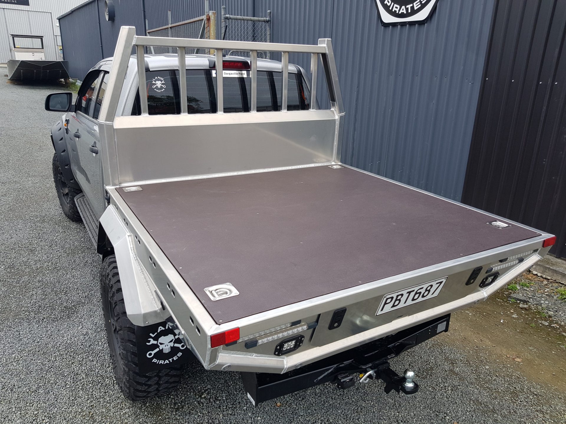 Double Cab Ranger Custom deck with back draw and underbody lockers ...