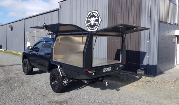 Custom built aluminium ute service bodies - Land Pirates, Whangarei NZ